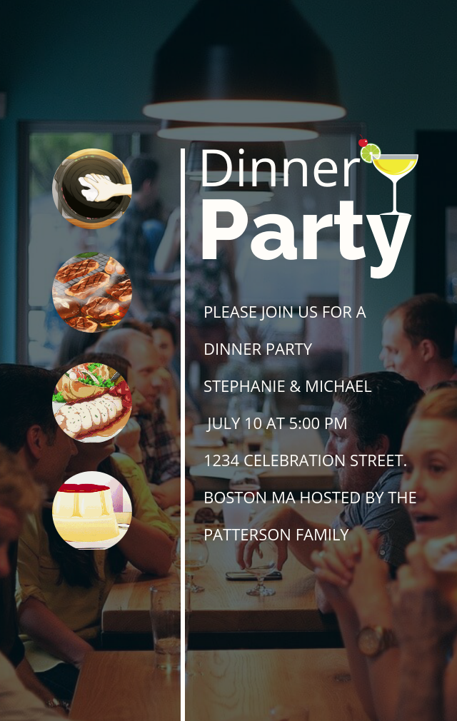 Food Themed Party Invitation